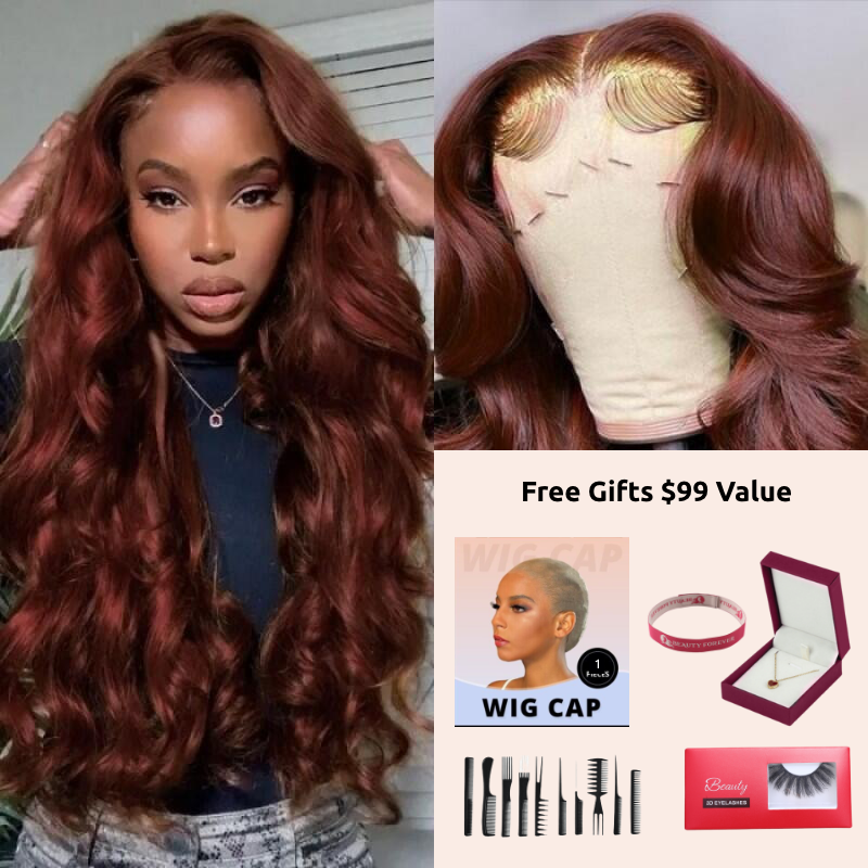 Beautyforever 33B Color Wigs 13X4 Lace Front Wigs With Baby Hair Body ...